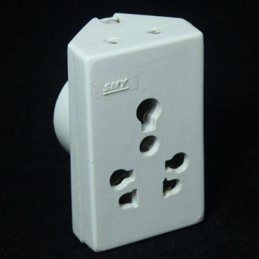 15 Amp In 15 Amp Out 250V Multi Plug Round 1 Dozen (12 Pcs) | Immenso